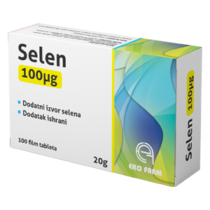 Selen 100 mcg film tablete